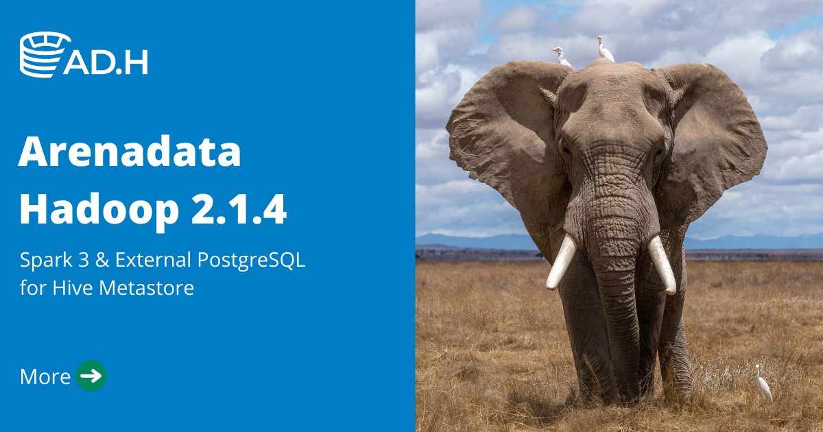 Arenadata Hadoop 2.1.4. Minor Release Is Now Available